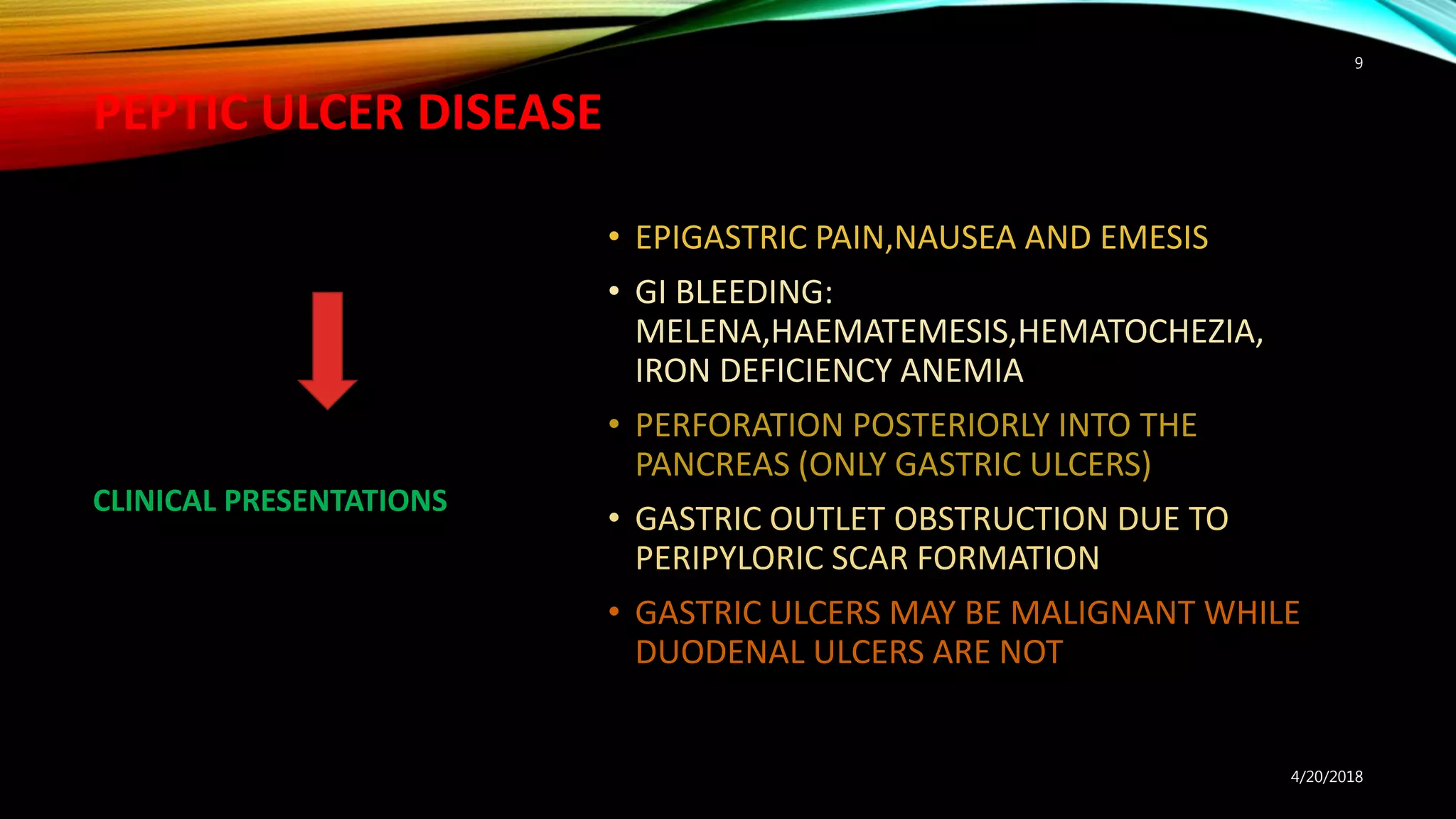 Peptic ulcer and gastritis | PPTX