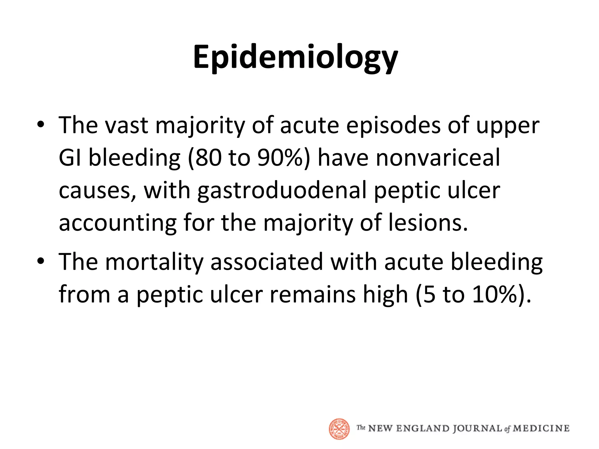 Peptic Ulcer Bleeding | PPT