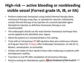 Peptic Ulcer Bleeding | PPT