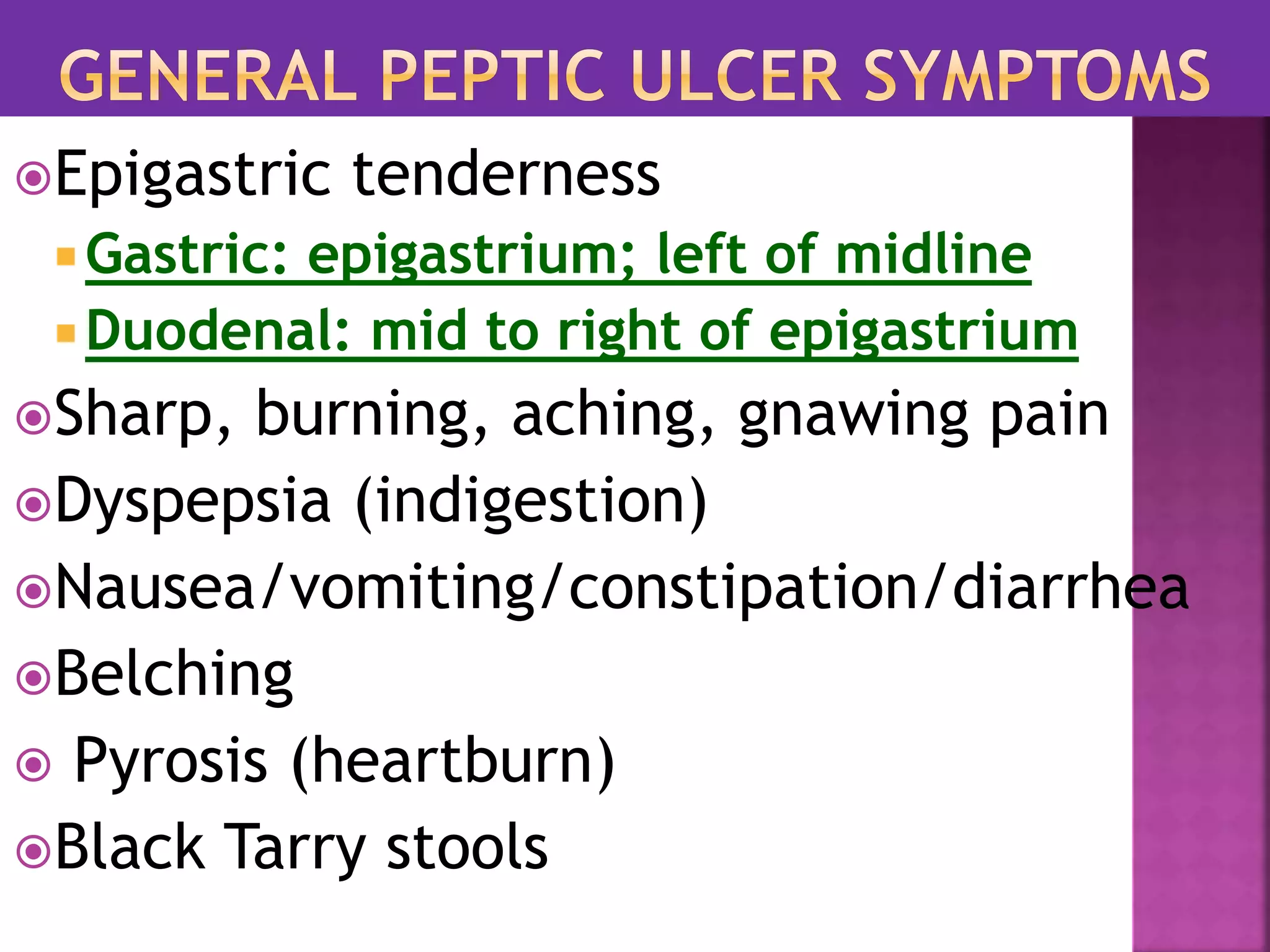 Peptic ulcer disease | PPTX
