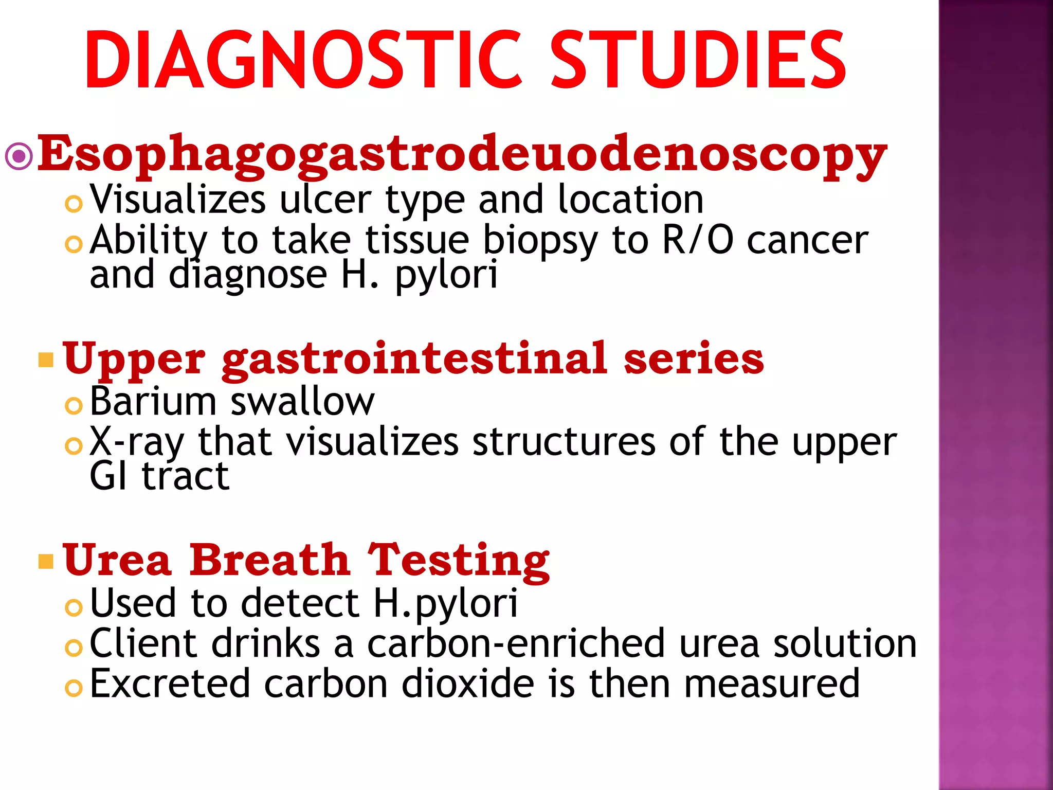 Peptic ulcer disease | PPTX