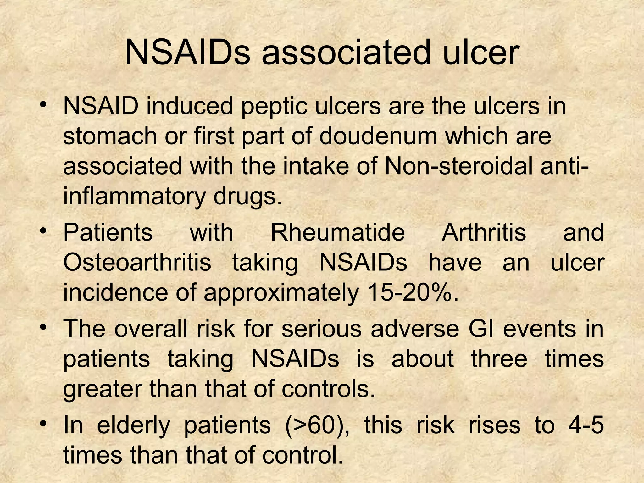 Peptic ulcer disease causes and treatment | PPT