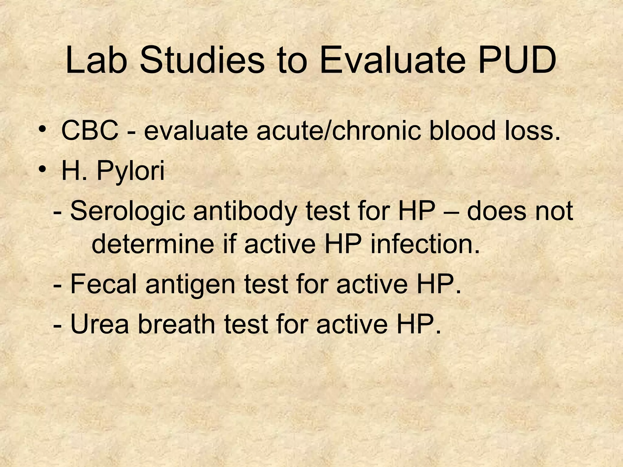 Peptic ulcer disease causes and treatment | PPT