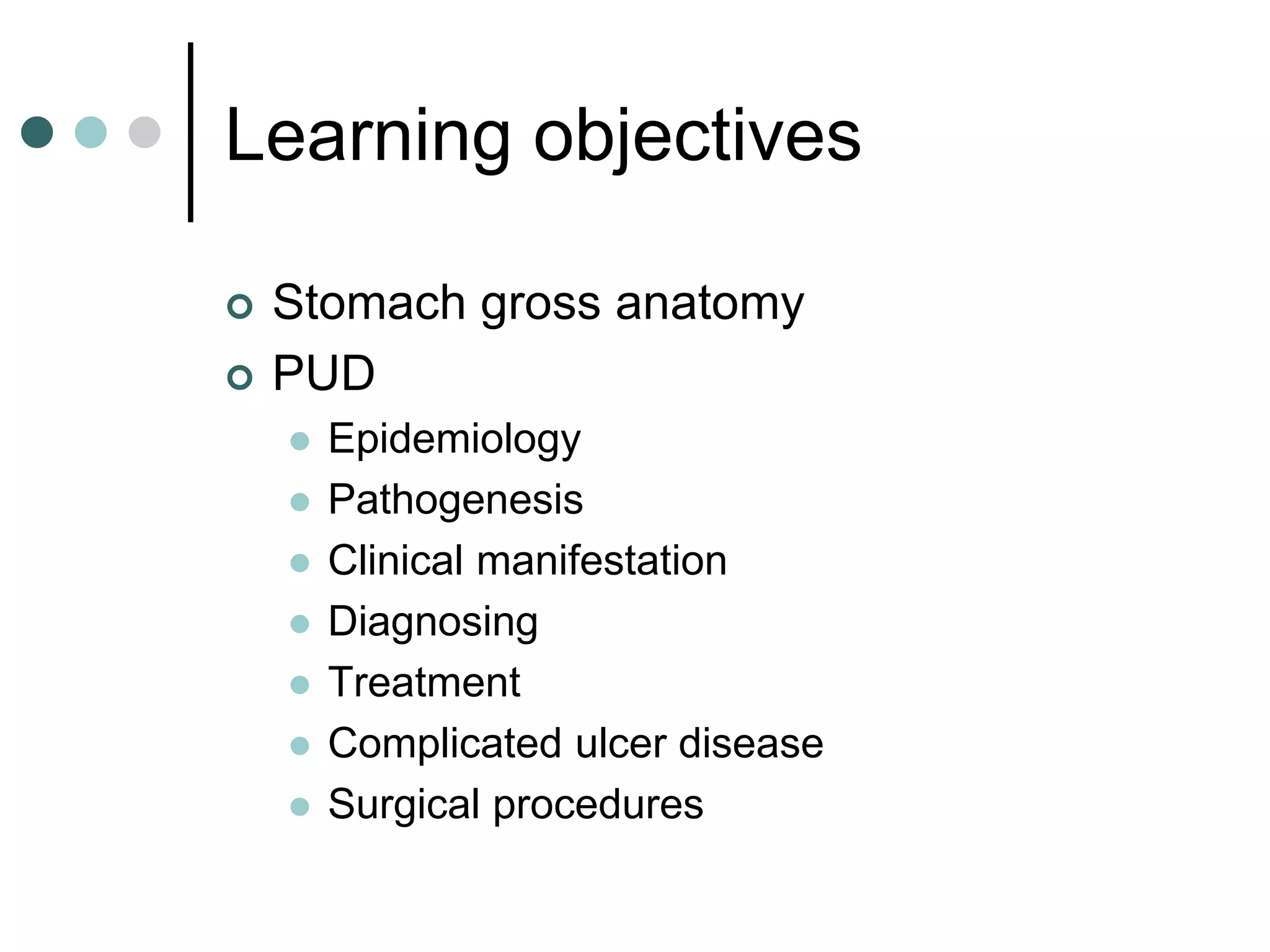 Peptic ulcer disease | PPTX