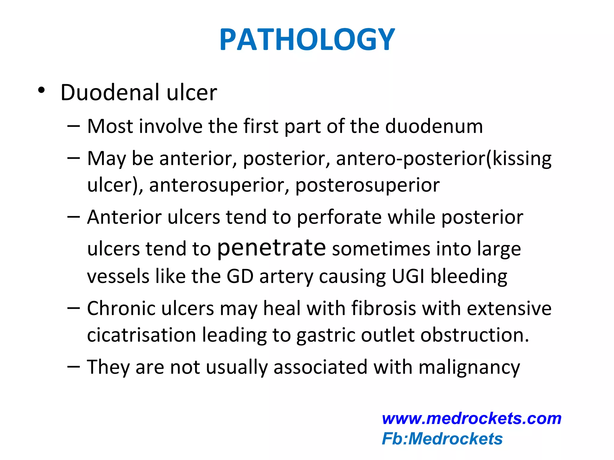 Peptic ulcer disease | PPT