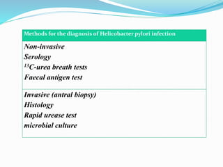 Peptic ulcer disease | PPTX | Digestive Disorders | Diseases and Conditions
