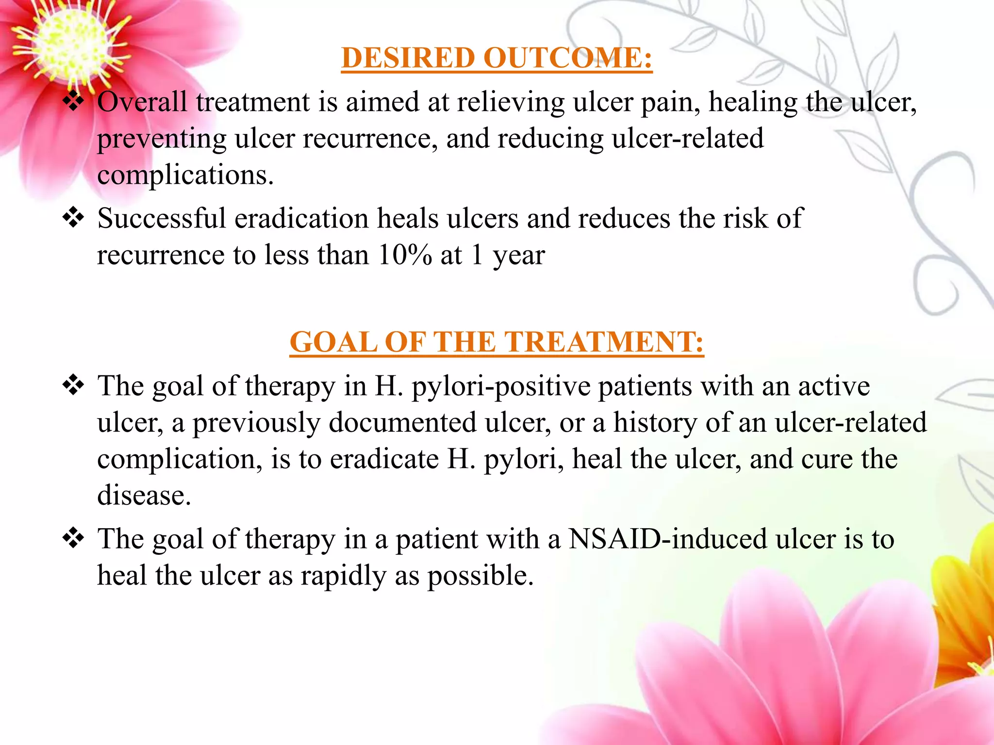 Peptic ulcer disease | PPTX