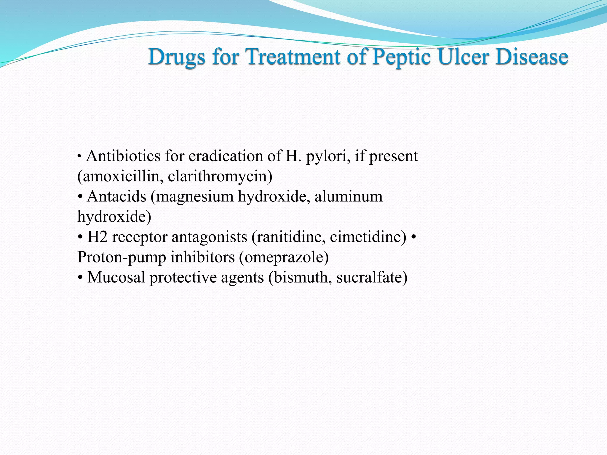Peptic ulcer disease | PPTX