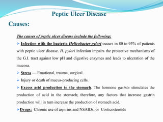 Peptic ulcer disease | PPTX