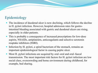 Peptic ulcer disease | PPTX