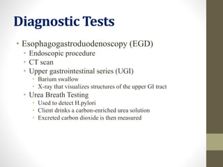 Peptic ulcer disease | PPT