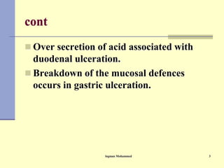 Peptic ulcer disease | PPT