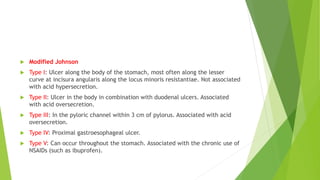 Peptic Ulcer Disease | PPTX | Digestive Disorders | Diseases and Conditions