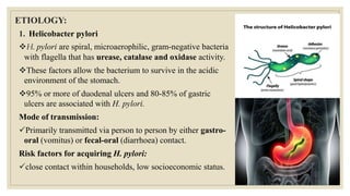 Peptic ulcer disease | PPTX