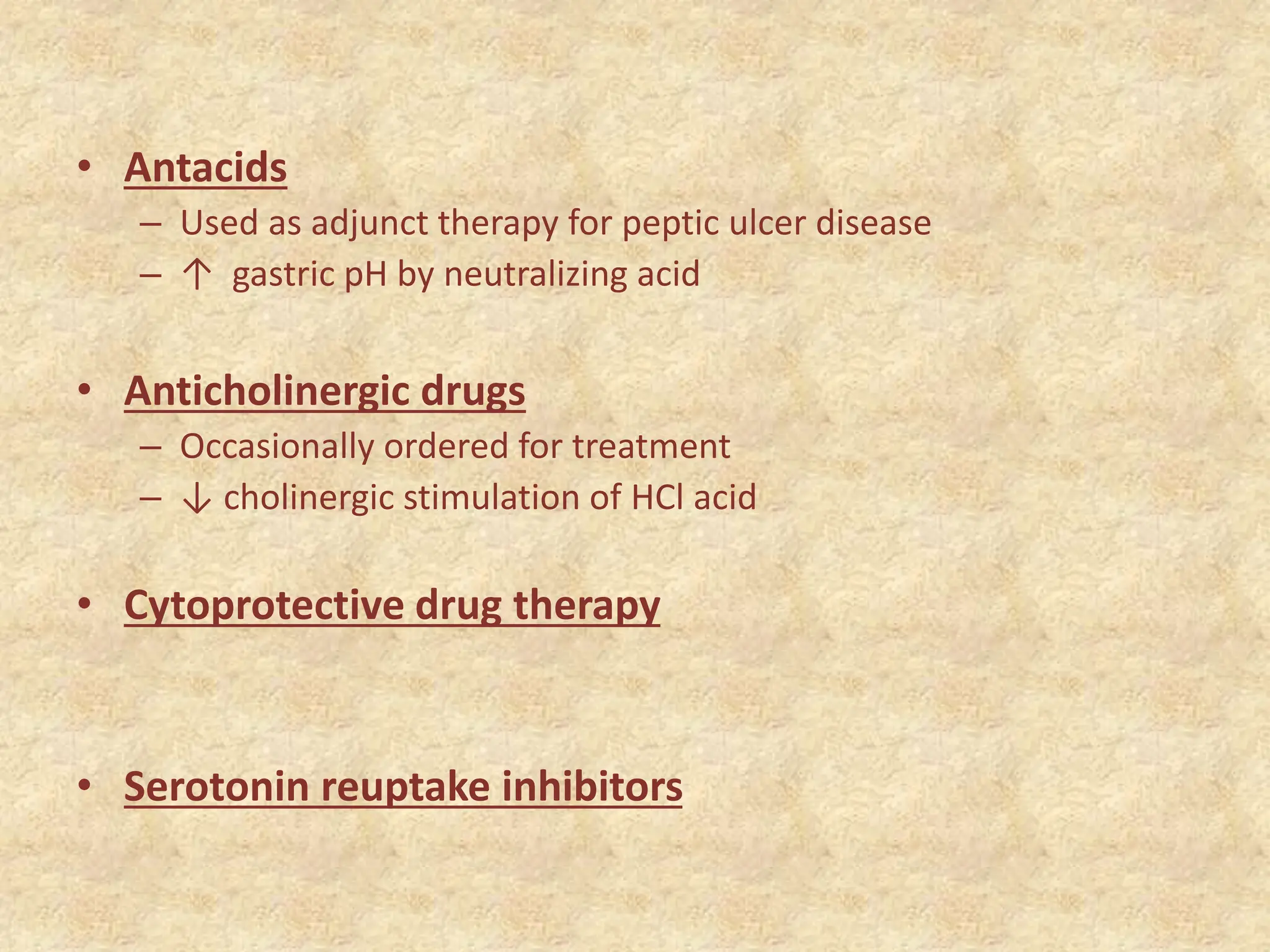 Drugs for Peptic_ulcer_disease- Pharmacology | PPT