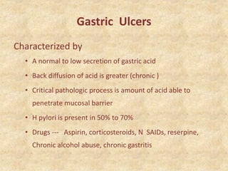 Drugs for Peptic_ulcer_disease- Pharmacology | PPT