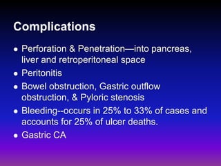 PEPTIC ULCER Disease for the human health .ppt