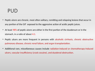 PEPTIC ULCER DISEASE by Doctor Mpisa.ppt