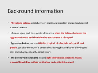 PEPTIC ULCER DISEASE by Doctor Mpisa.ppt