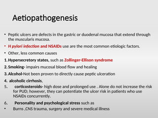 PEPTIC ULCER DISEASE by Doctor Mpisa.ppt
