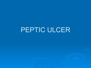 peptic ulcer disease 2.pptx.............. | PPTX