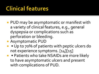 Peptic ulcer disease abdur rahman pptx | PPT