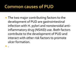 Peptic ulcer disease abdur rahman pptx | PPT