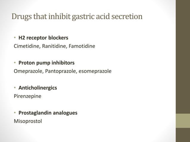 Peptic ulcer disease and acid suppression therapy | PPT