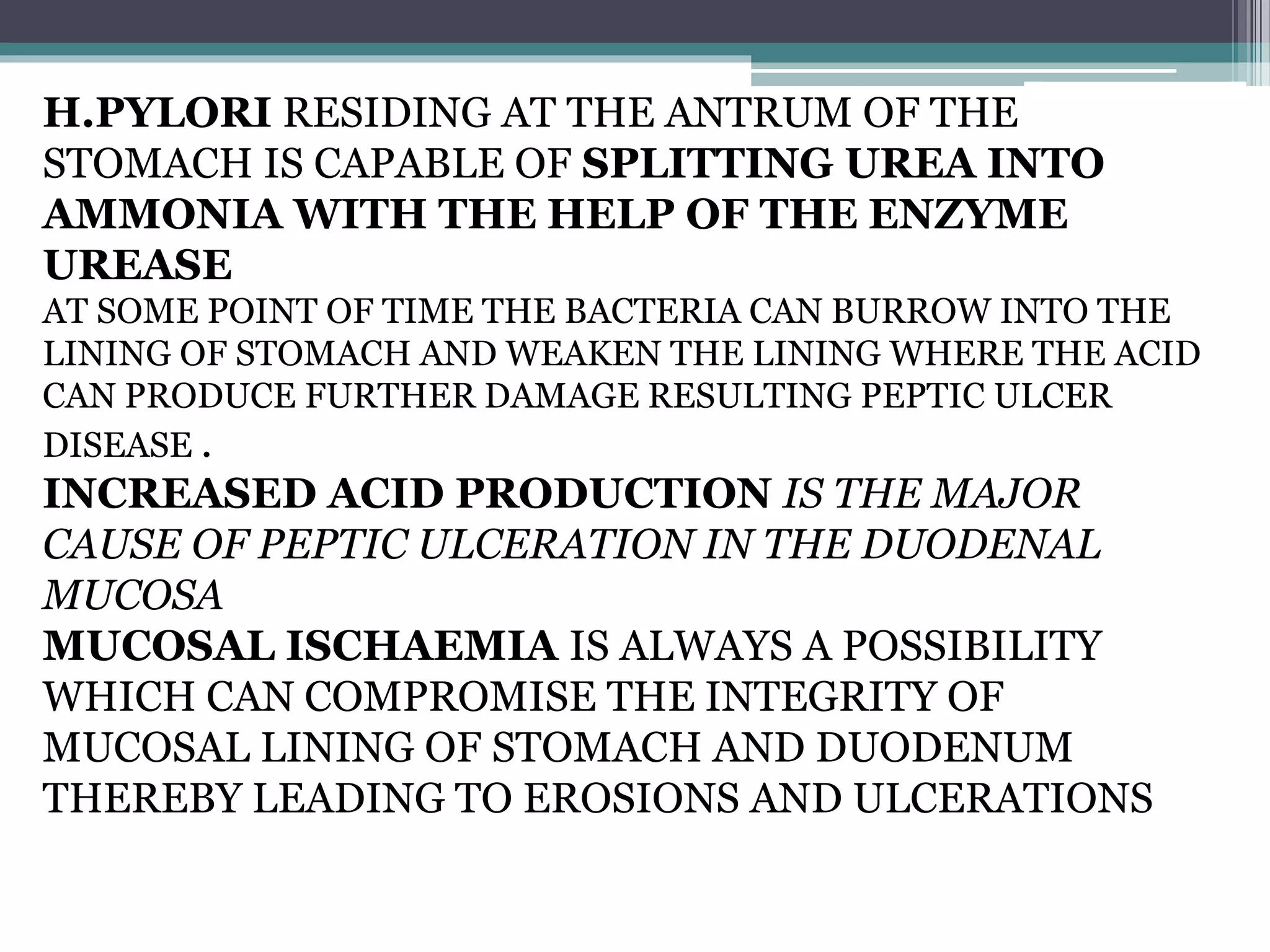 Peptic ulcer disease by dr shubhanshi | PPT