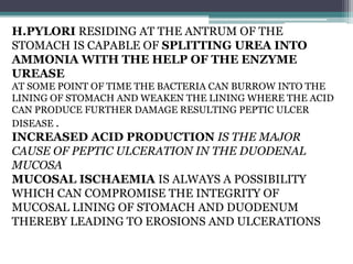 Peptic ulcer disease by dr shubhanshi | PPT