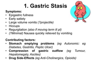 Peptic Ulcer Disease, GORD, Nausea & Vomiting. Constipation & Diarrhea ...