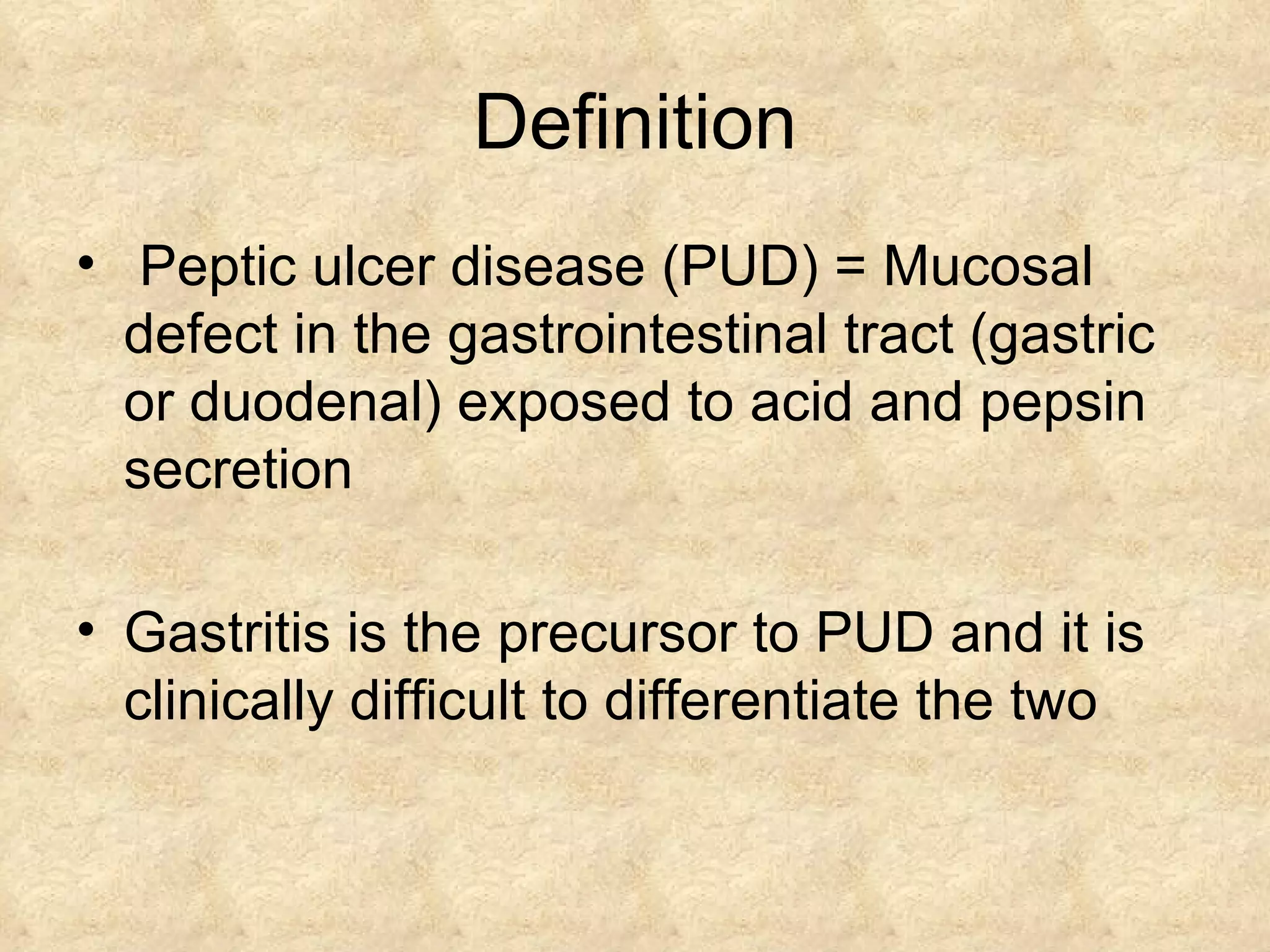 Peptic Ulcer Disease.Ppt.Fmdrl | PPT
