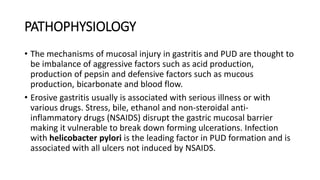 Peptic ulcer disease (pud) | PDF