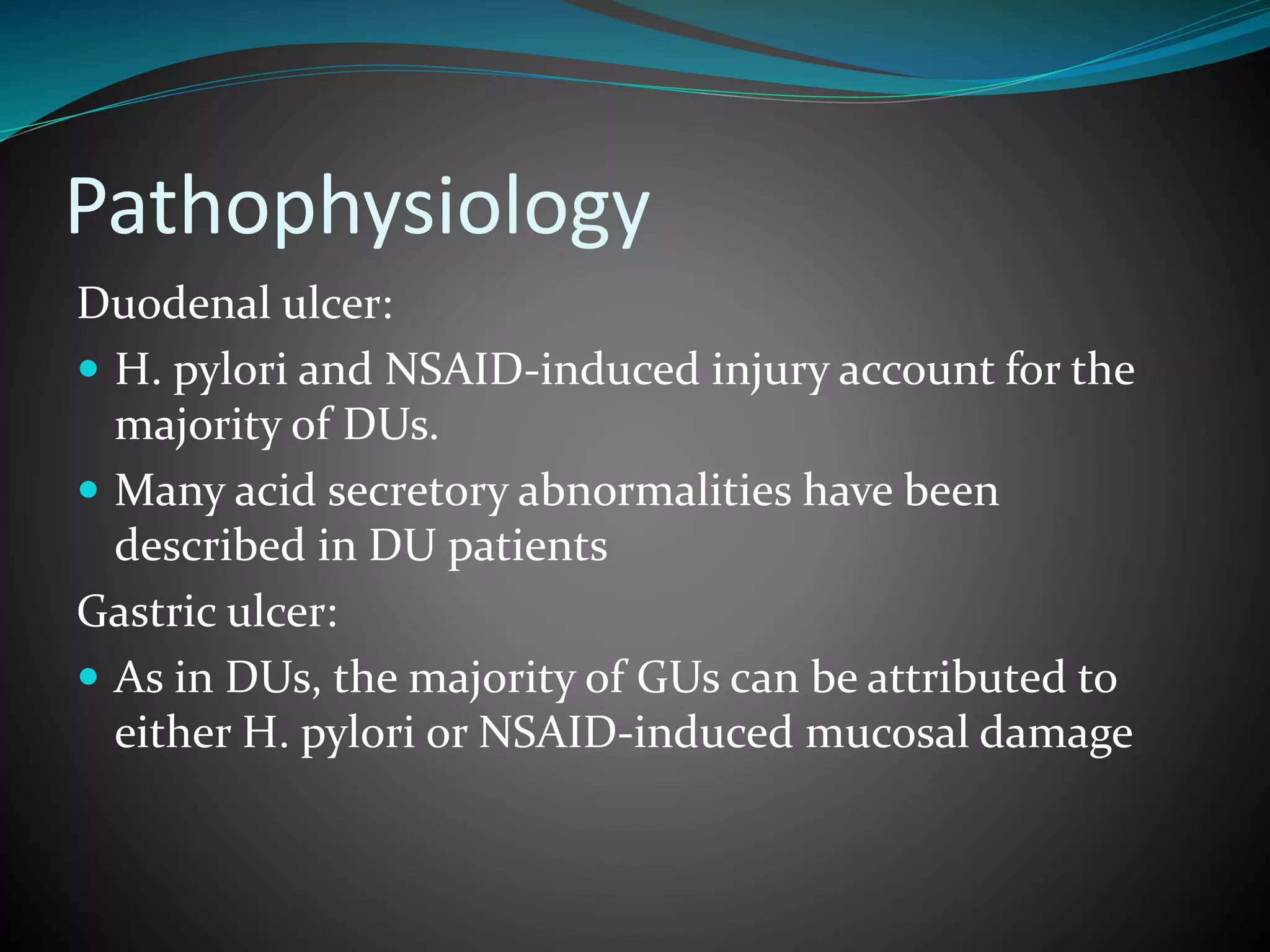 Peptic ulcer disease(PUD) | PPTX