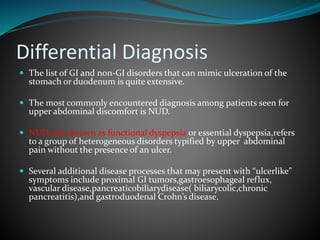 Peptic ulcer disease(PUD) | PPTX