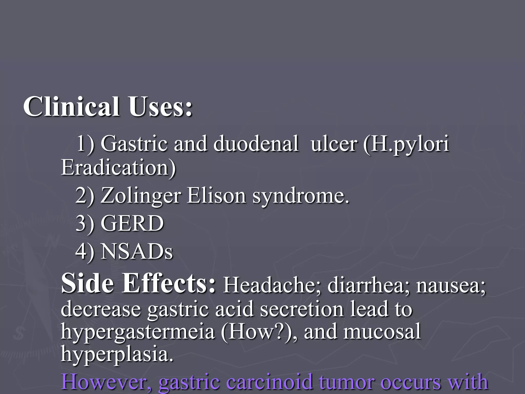 Peptic ulcer drugs_(third_year) | PPTX | Digestive Disorders | Diseases ...