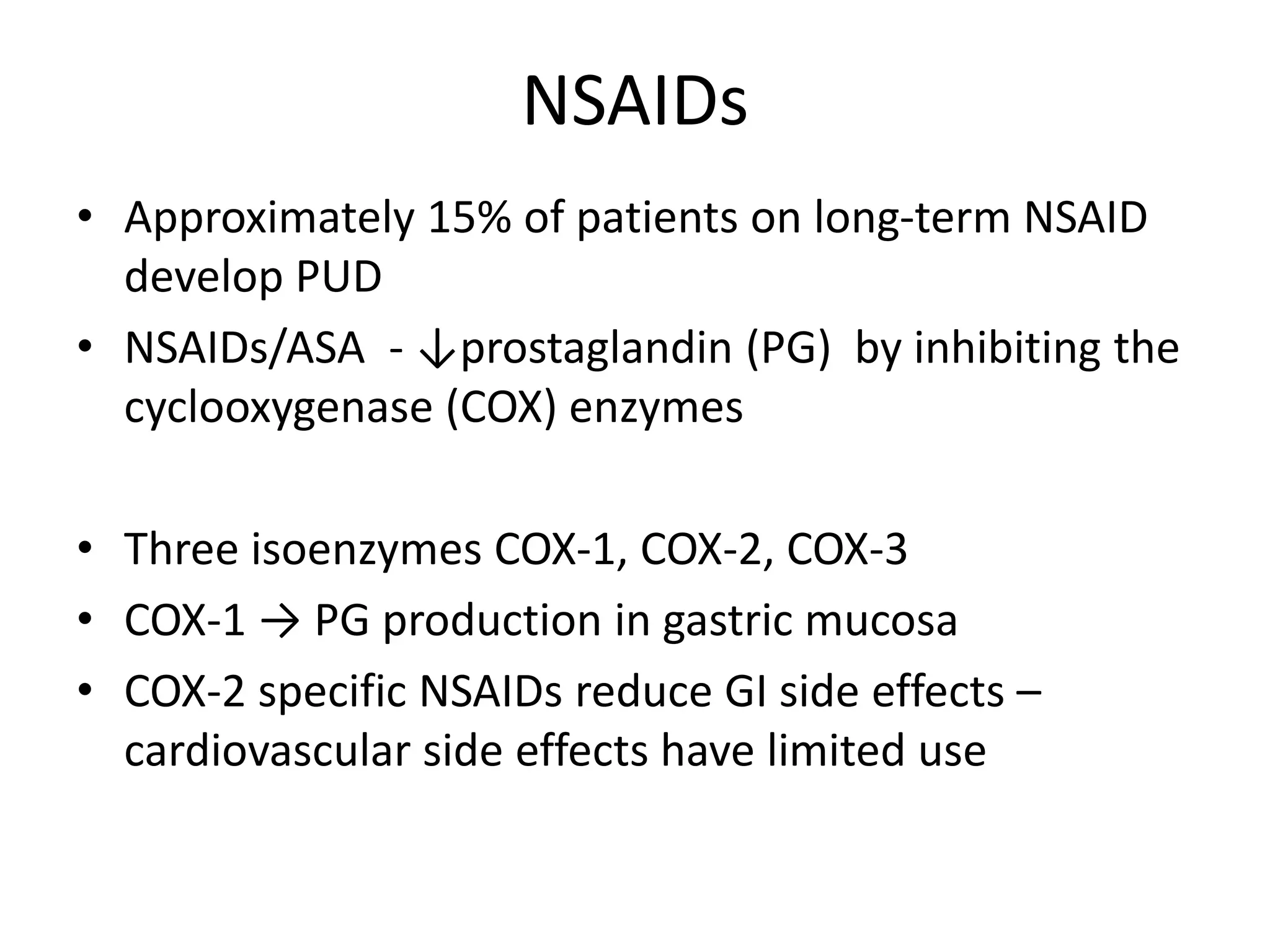 Peptic ulcer, GERD; management | PPTX
