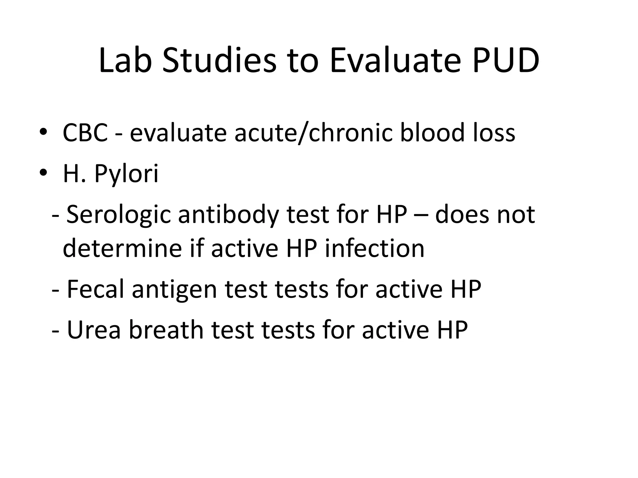 Peptic ulcer, GERD; management | PPTX