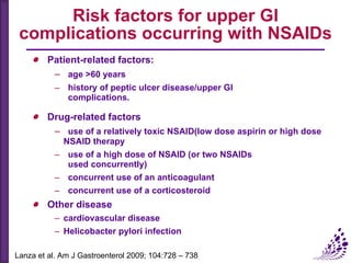 Peptic ulcer management in the era of nsaid | PPT