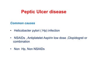 Peptic ulcer disease | PPTX
