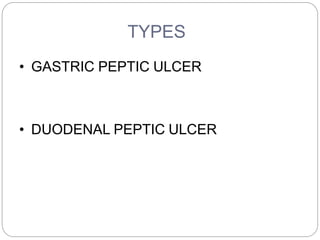 Peptic ulcer | PPT