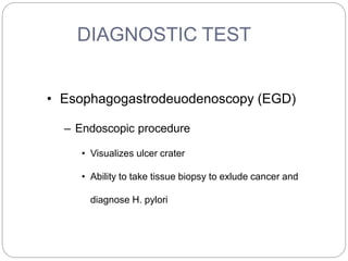 Peptic ulcer | PPT