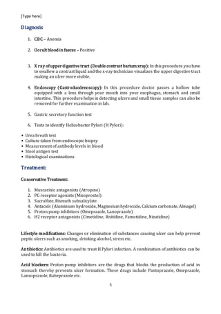 Peptic ulcer Disease | DOCX | Digestive Disorders | Diseases and Conditions