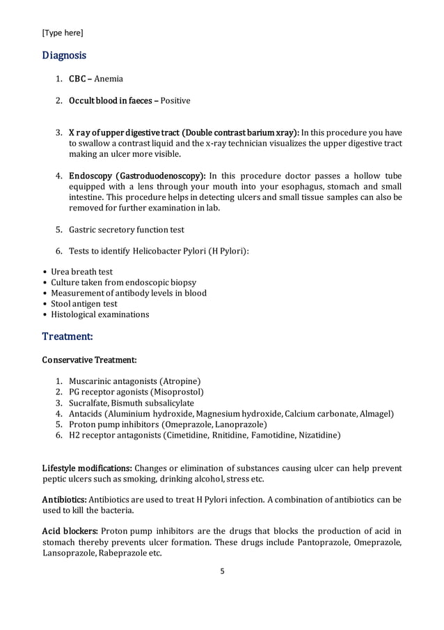Peptic Ulcer Disease Pdf