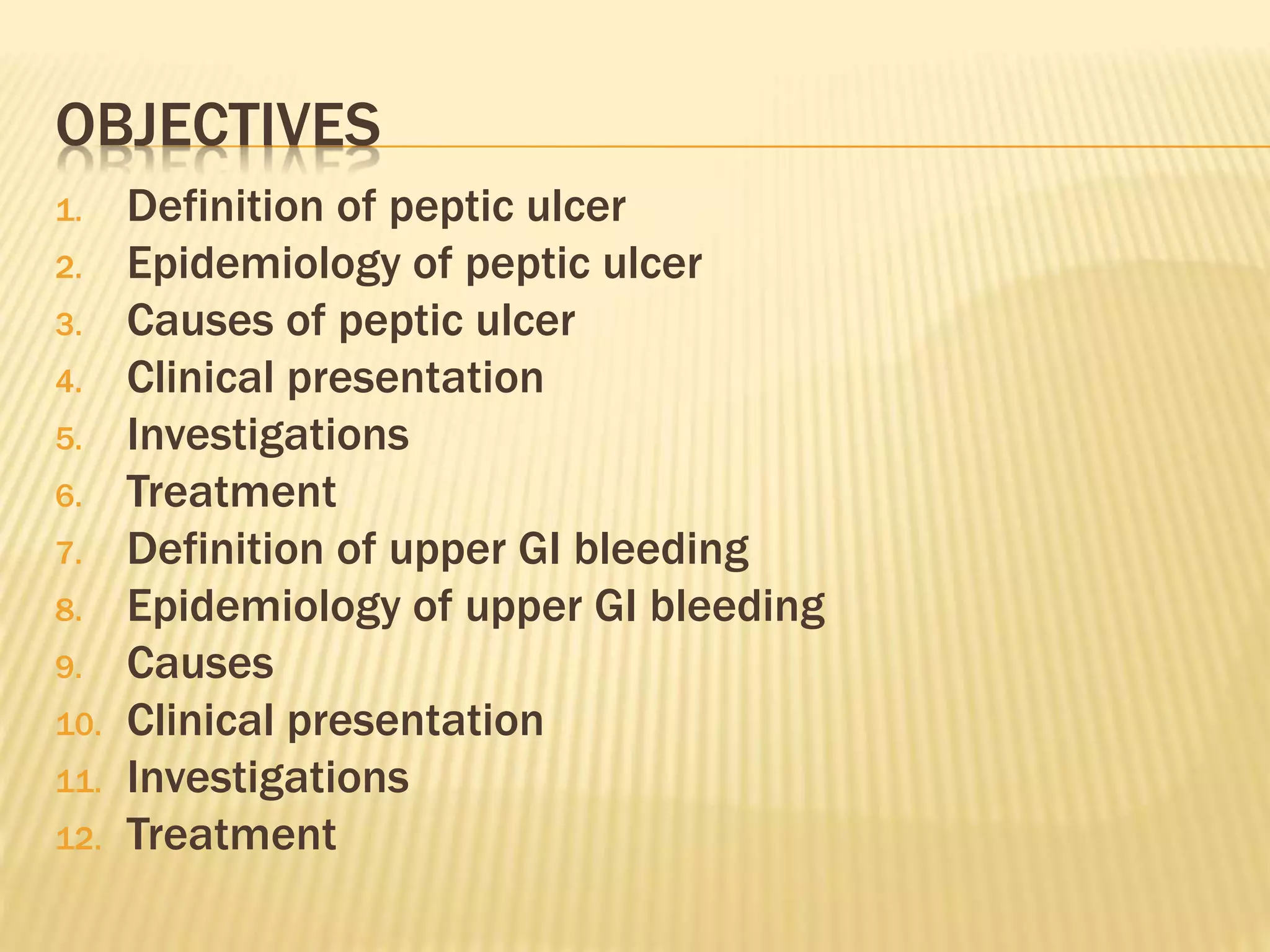 Peptic ulcer & upper gi bleeding | PPT