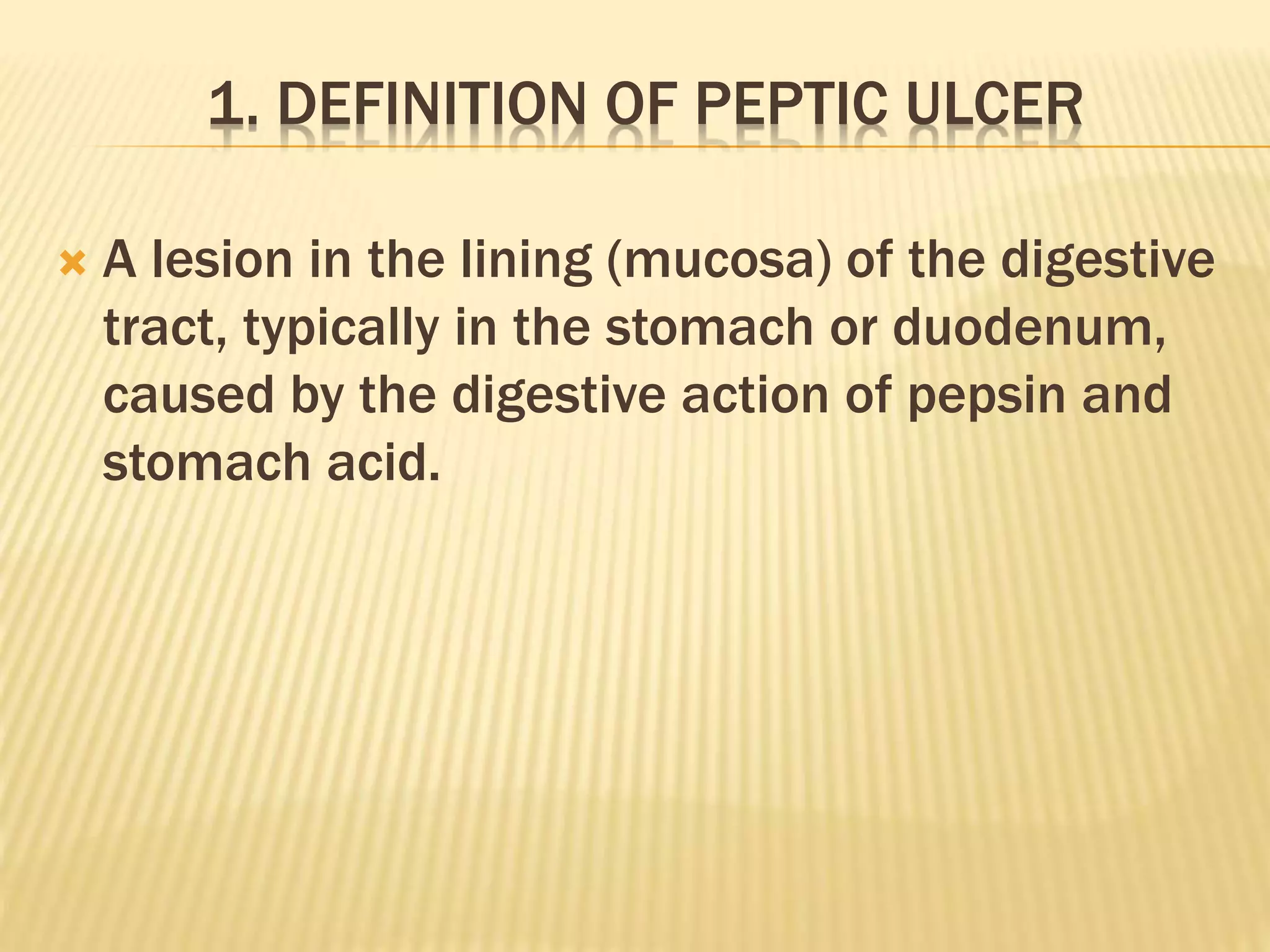 Peptic ulcer & upper gi bleeding | PPT