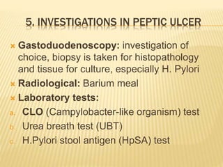 Peptic ulcer & upper gi bleeding | PPT