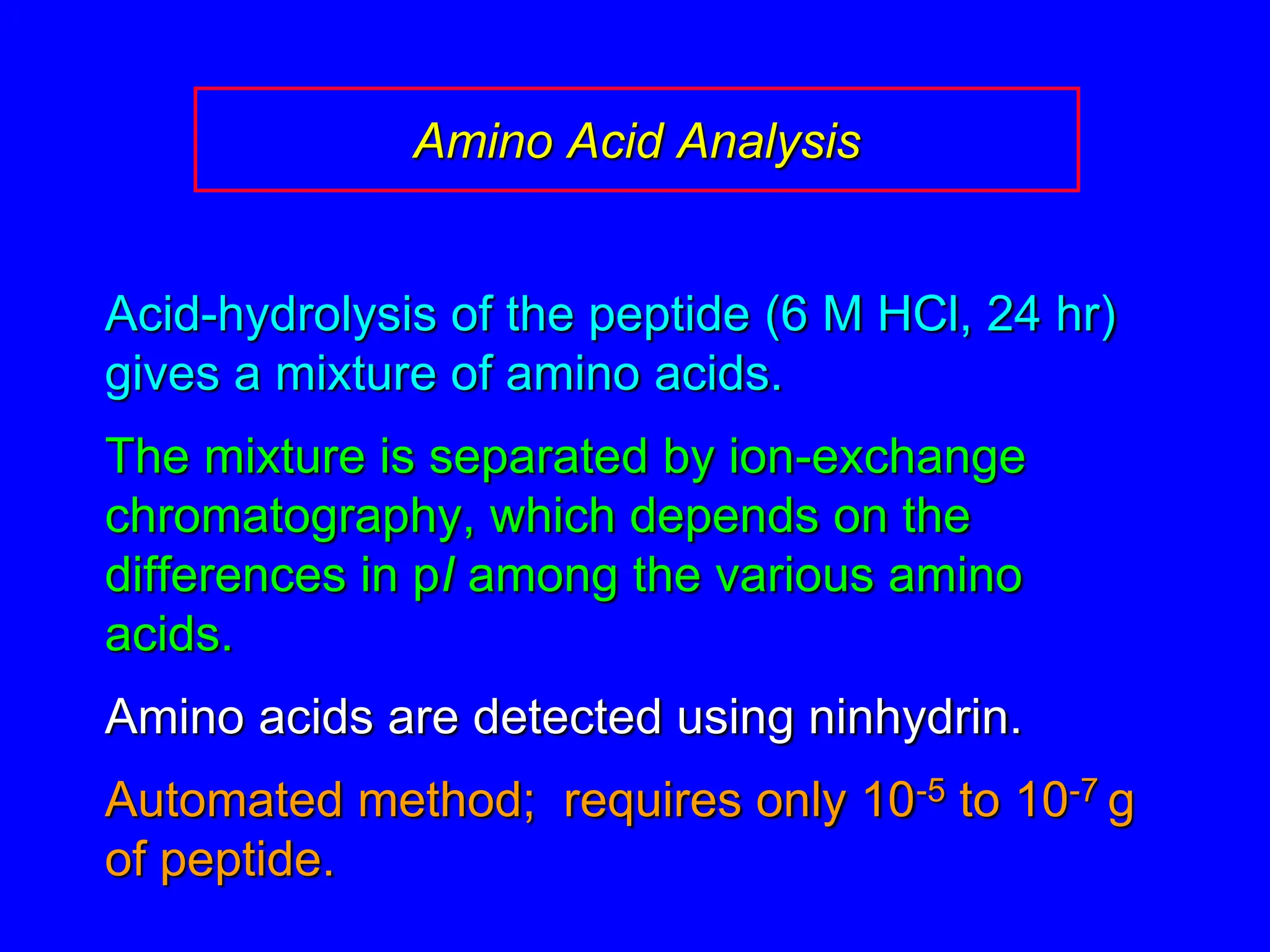 Peptide Structure Determination by Different Methods | PPT