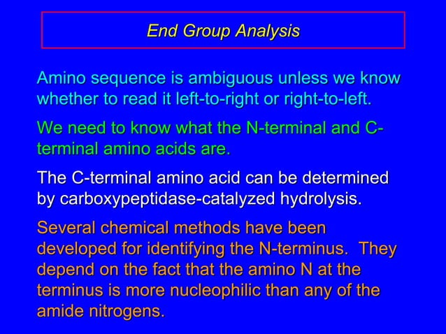 Peptide Structure Determination by Different Methods | PPT | Chemistry ...