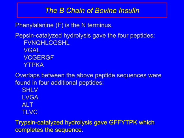 Peptide Structure Determination by Different Methods | PPT | Chemistry ...